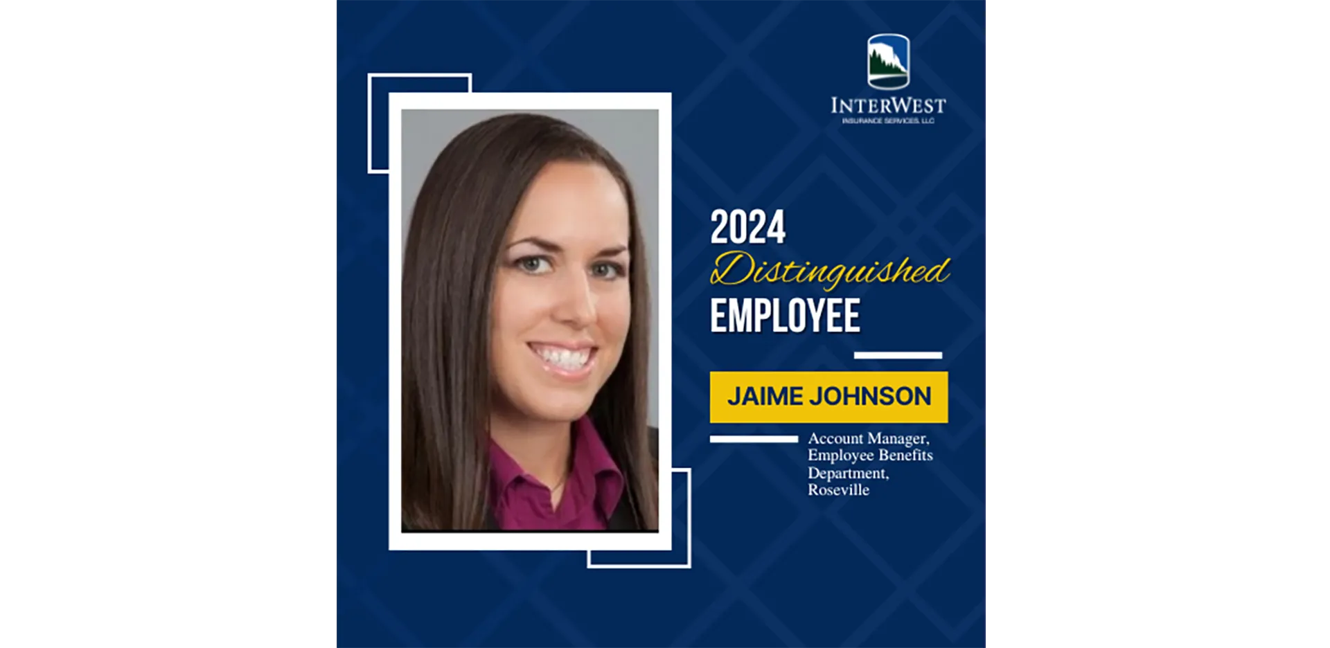 2024 Distinguished Employee – Jaime Johnson